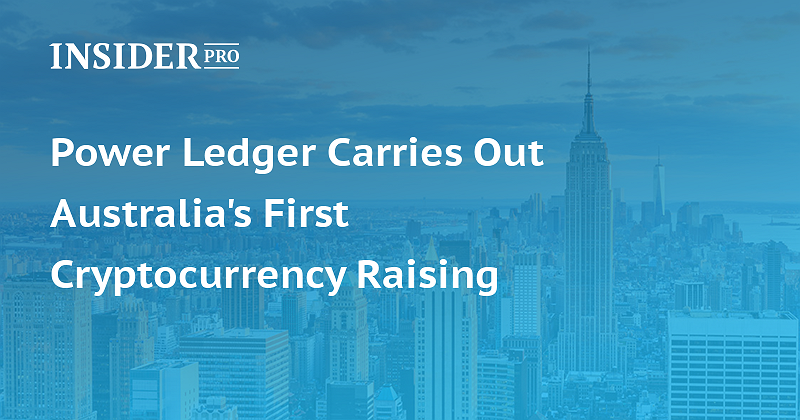 Power Ledger Сarries Out Australia's First Cryptocurrency Raising ...