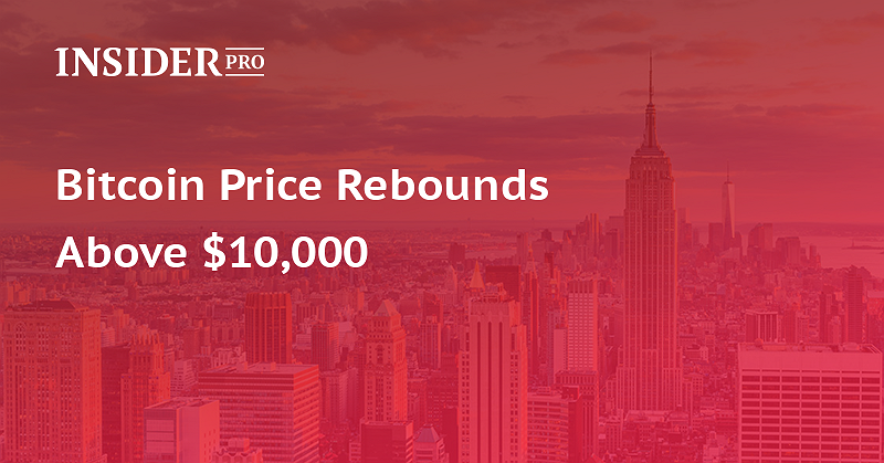 Bitcoin Price Rebounds Above $10,000 | News | ihodl.com Bitcoin Price Rebounds Above $10,000 | News | ihodl.com