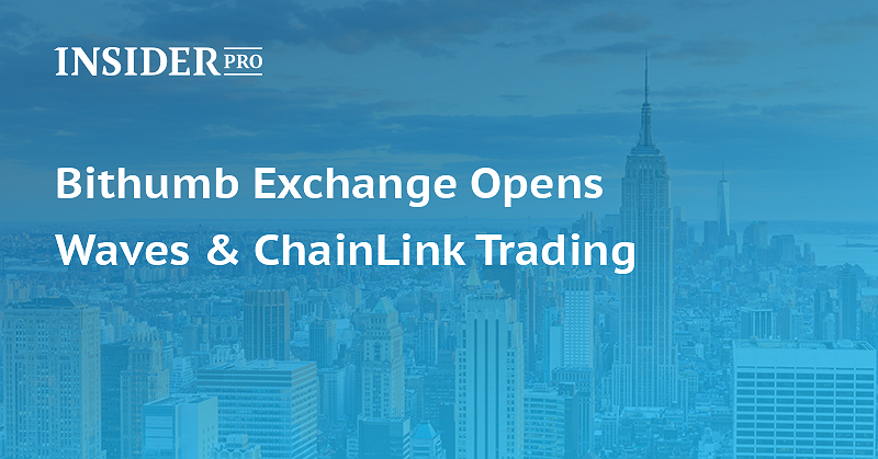 Bithumb Exchange Opens Waves & ChainLink Trading | News | ihodl.com