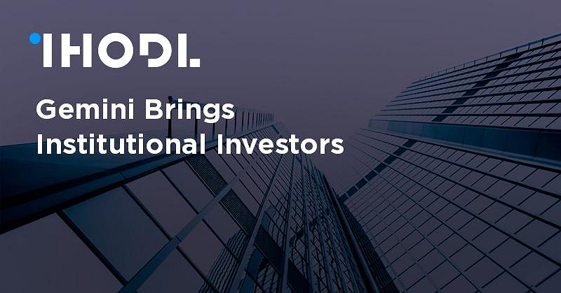 Gemini Brings Institutional Investors | News | ihodl.com