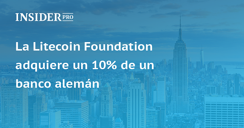 La Litecoin Foundation adquiere un 10% de un banco alemán | Noticias ...