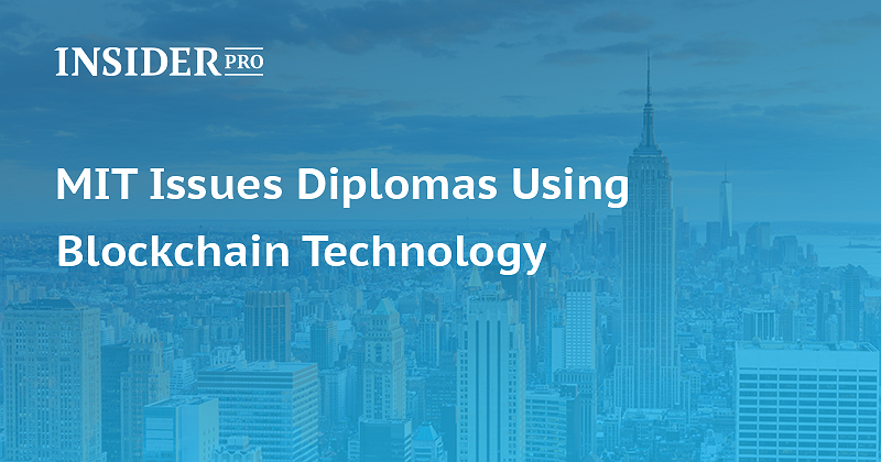 MIT Issues Diplomas Using Blockchain Technology | News | ihodl.com