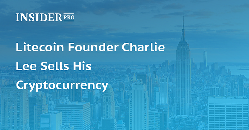 Litecoin Founder Charlie Lee Sells His Cryptocurrency | News | ihodl.com