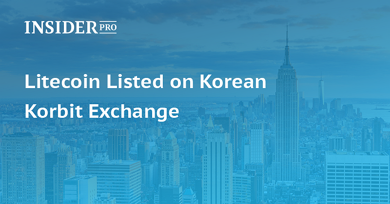 Litecoin Listed on Korean Korbit Exchange | News | ihodl.com