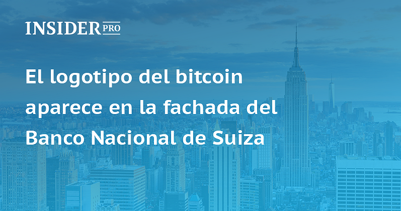El logotipo del bitcoin aparece en la fachada del Banco Nacional de ... El logotipo del bitcoin aparece en la fachada del Banco Nacional de ...